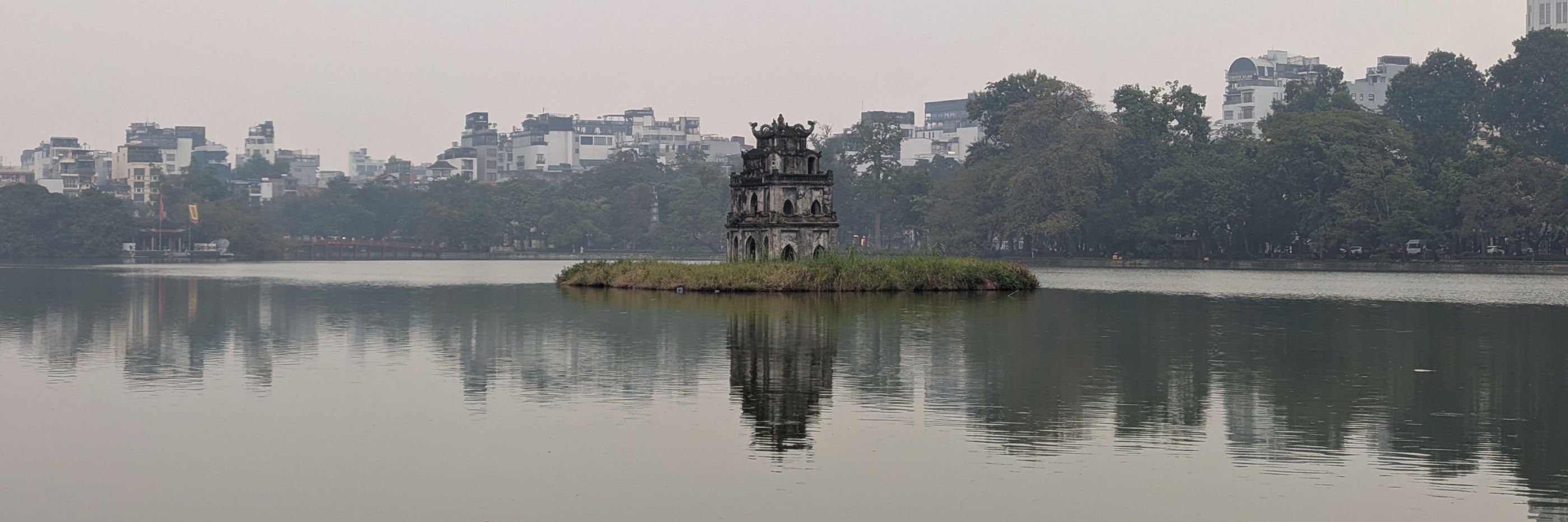 hoan-kiem-lake-turtle-tower-reflection-hanoi | Unhurried Journey
